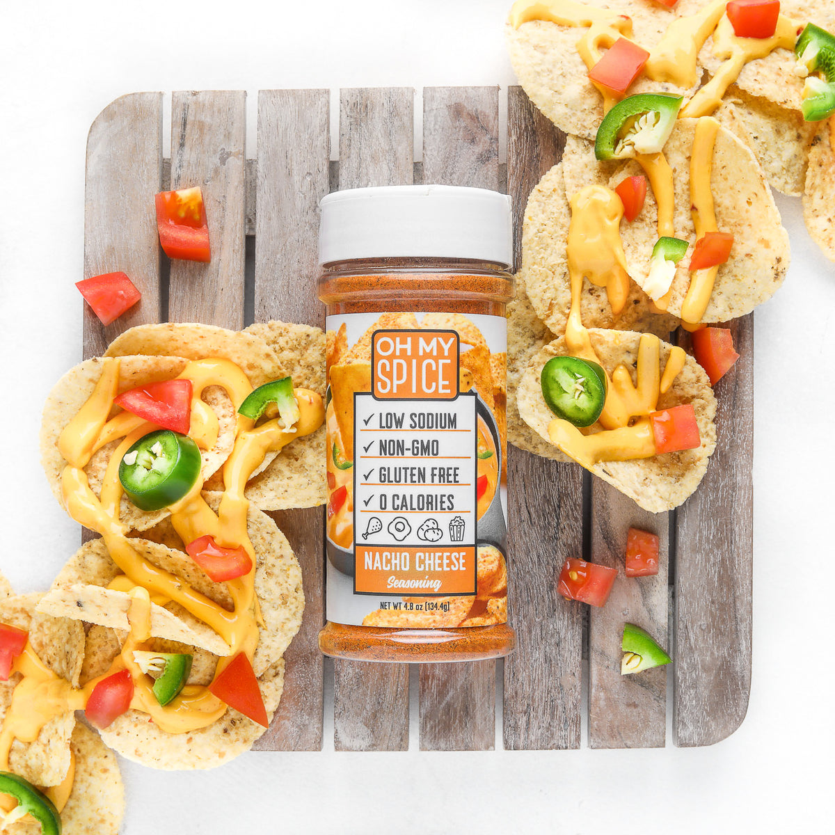Nacho Cheese Flavor Topper | Oh My Spice Premium Spices